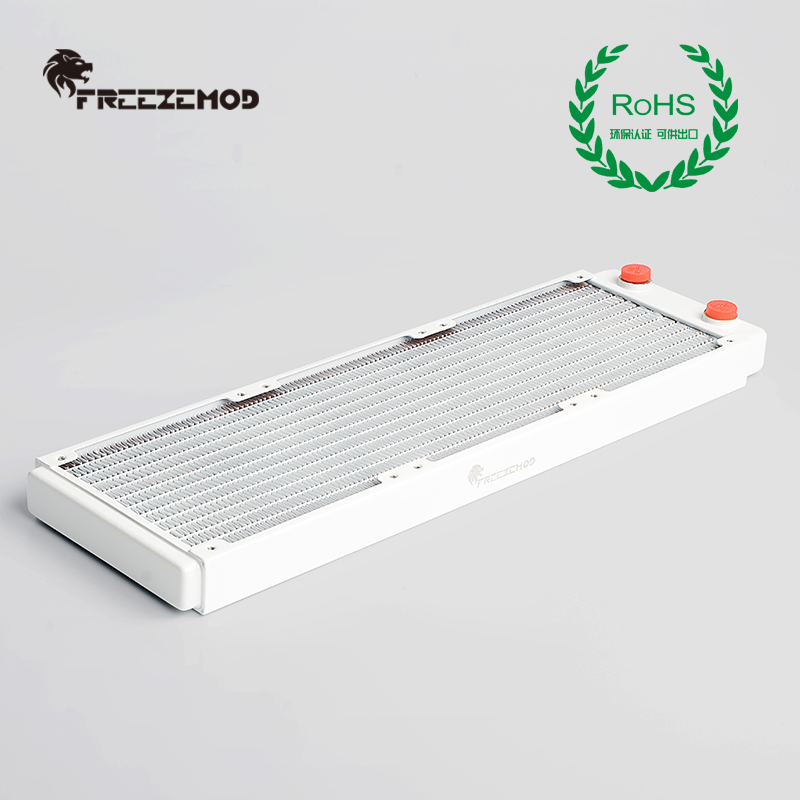 FREEZEMOD computer pc water cooler piano paint white color copper ...