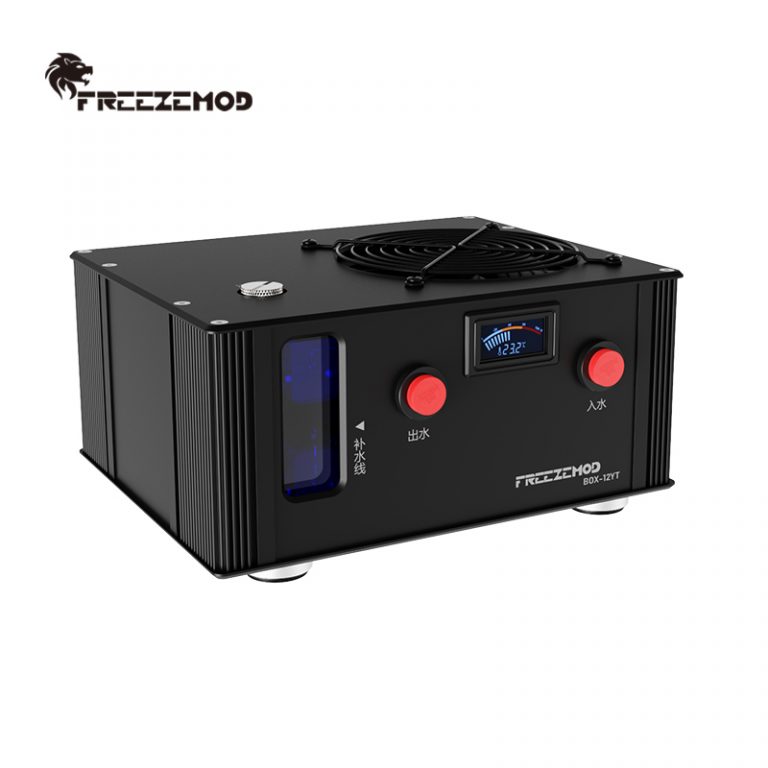 FREEZEMOD All metal desktop liquid cooling system integrated with ...